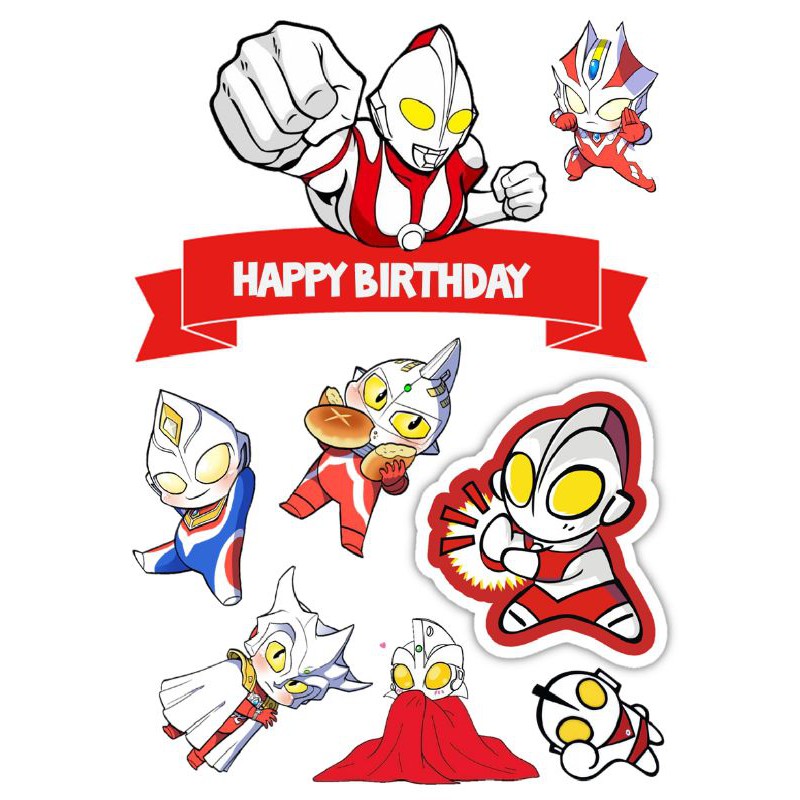 Ultraman Cute Topper Cake | Shopee Malaysia