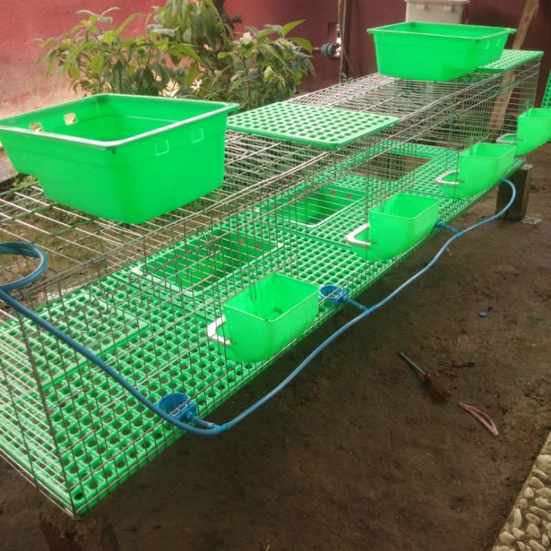 READY STOCK!!! sangkar arnab 4 pintu 4 nestbox saiz 50x60cm | Shopee ...