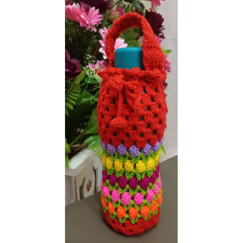Sarung Botol Tupperware Crochet (750ml) | Shopee Malaysia