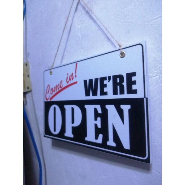 OPEN/CLOSED SIGNAGE SINTRA BOARD | Shopee Malaysia