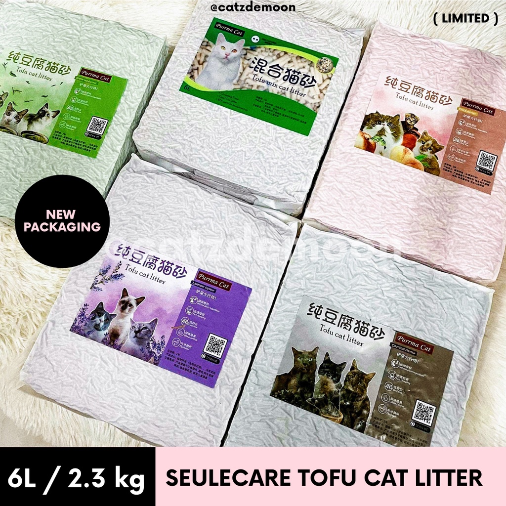 [NEW PACKAGING & LIMITED STOCK] Seulecare Cat Mixed Tofu/Pure Tofu Litter 6L/2.3Kg | Shopee Malaysia