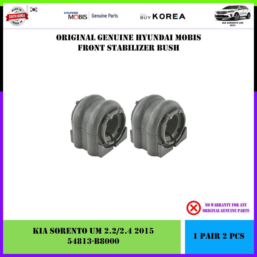 Kia Sorento UM 2.2/2.4 2016 Genuine Hyundai Mobis Front Stabilizer Bush ...