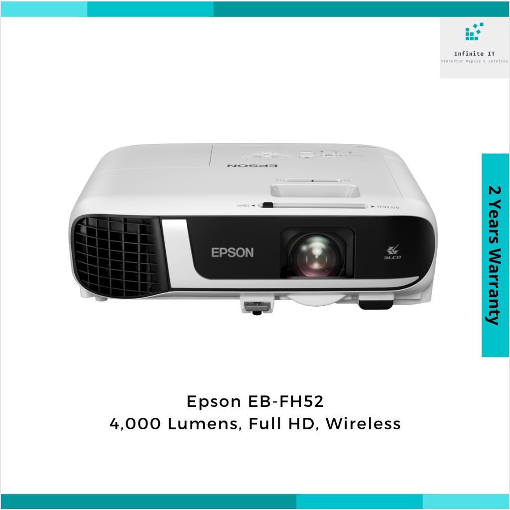 Epson EB-FH52 Full HD 3LCD Projector 4000 Lumens, Built in wireless | Shopee Malaysia
