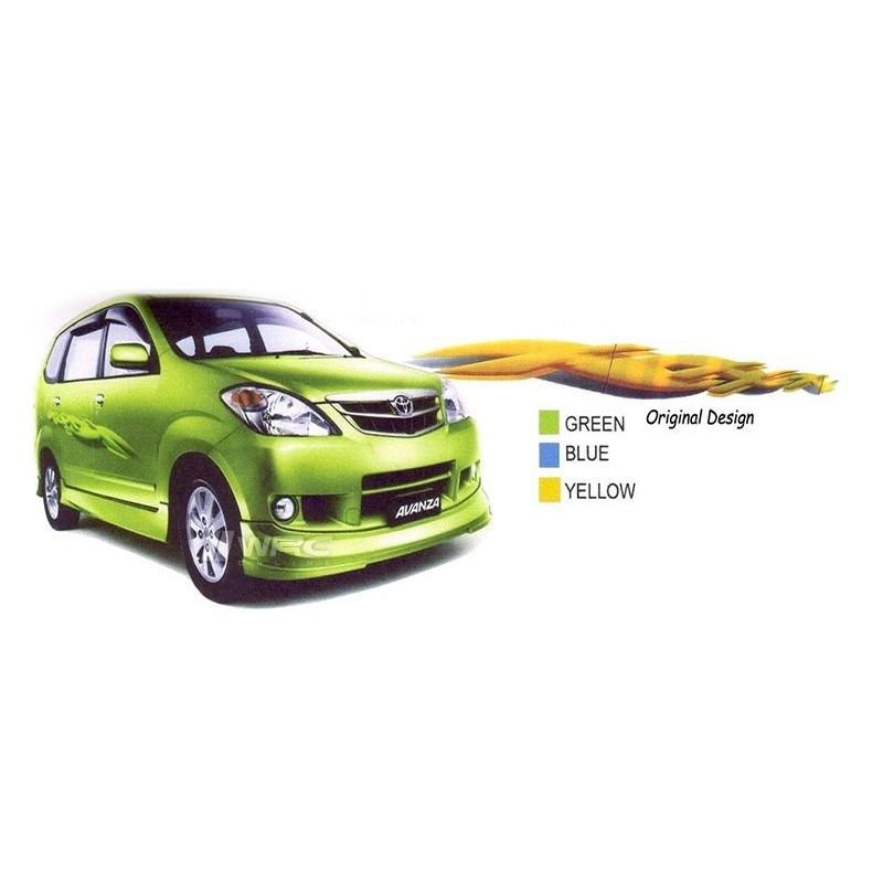 Toyota Avanza 1.5 Car Side Body Sticker | Shopee Malaysia