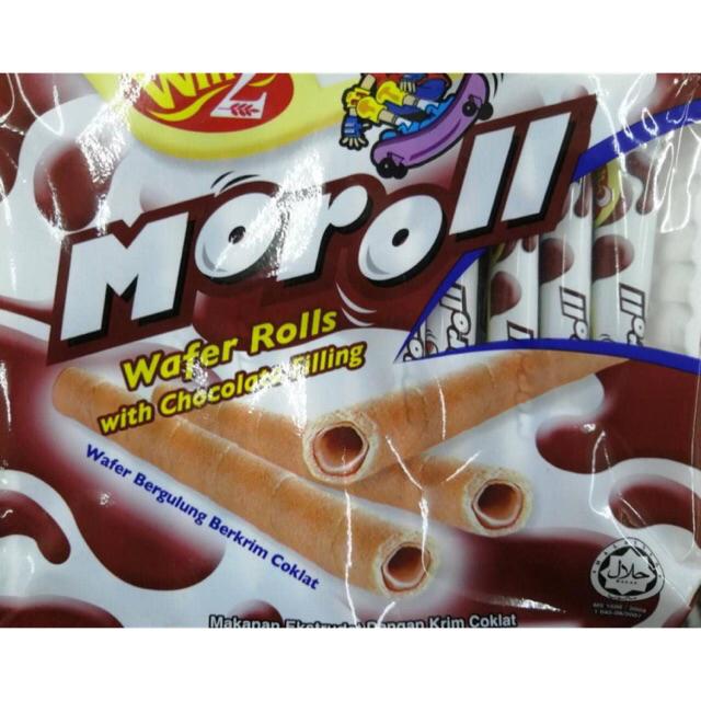 (READY STOCK)WIN WIN MOROLL CRUNCH WAFER STICKS CHOCOLATE/MILK FILLING ...