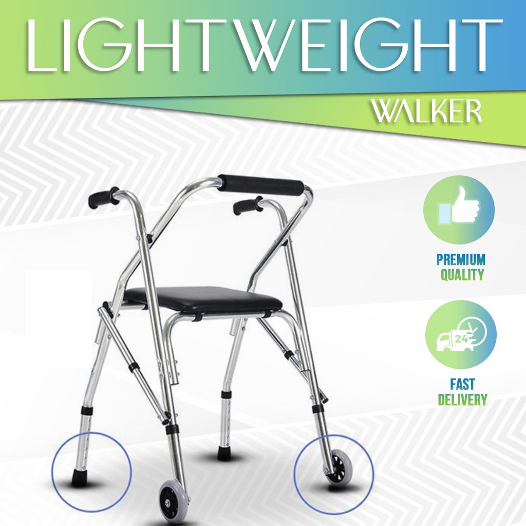 WALKER ROLLATOR WITH SEAT FOR ELDERY | Shopee Malaysia