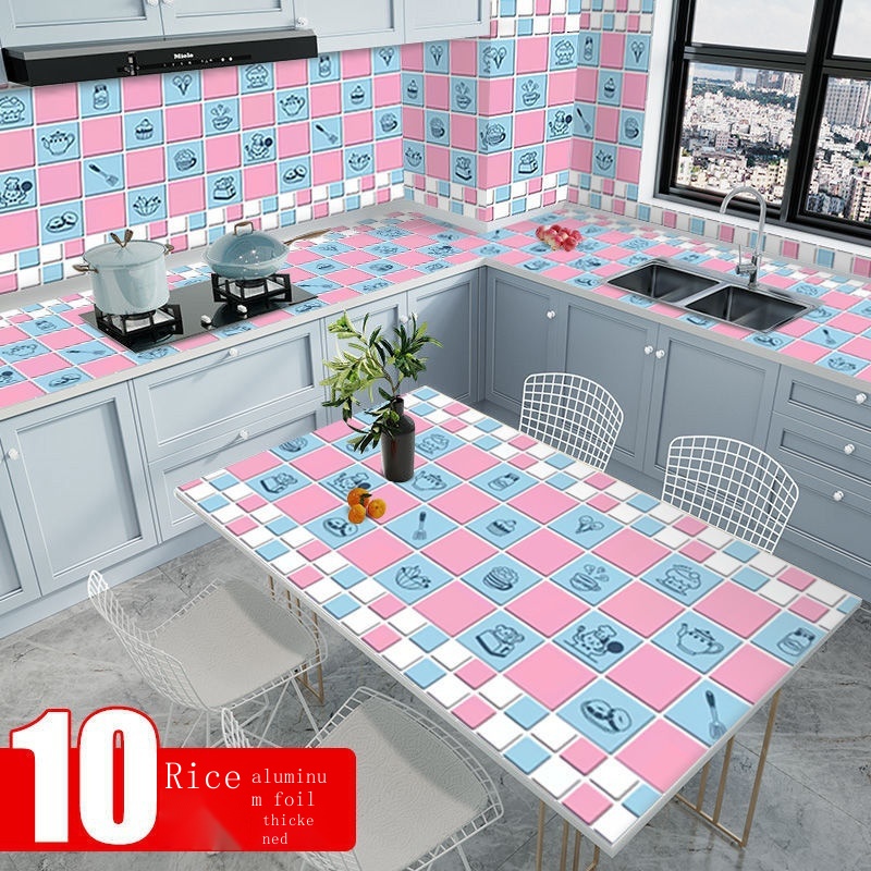 Waterproof kitchen stickers Kitchen Oil Sticker Adhesive Waterproof And ...