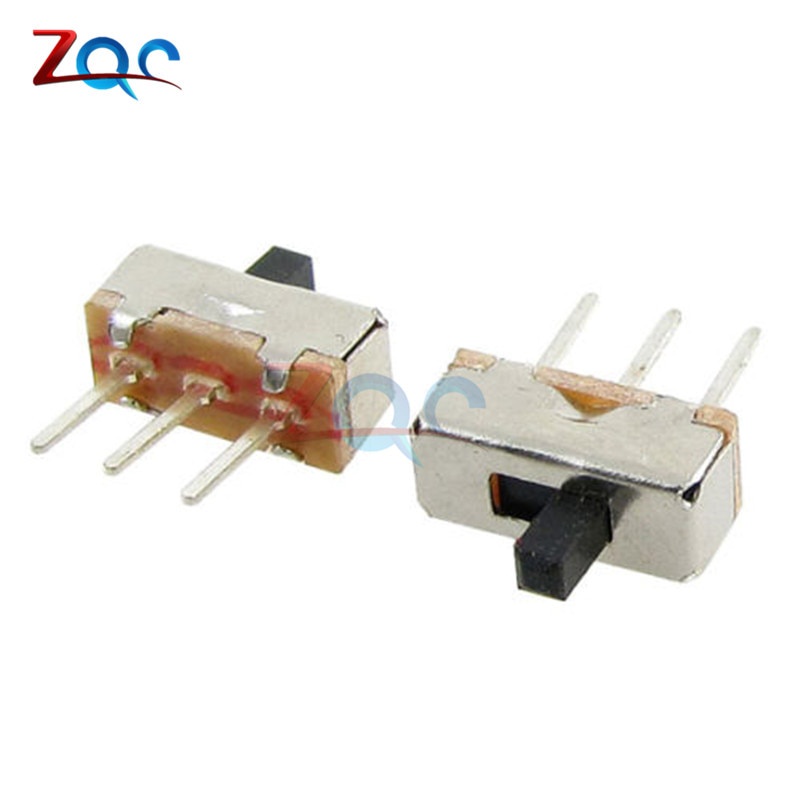 20PCS SS12D00G3 Slide Switch 2 Position SPDT 1P2T 3Pin PCB Panel Mini Vertical Toggle Switches ...