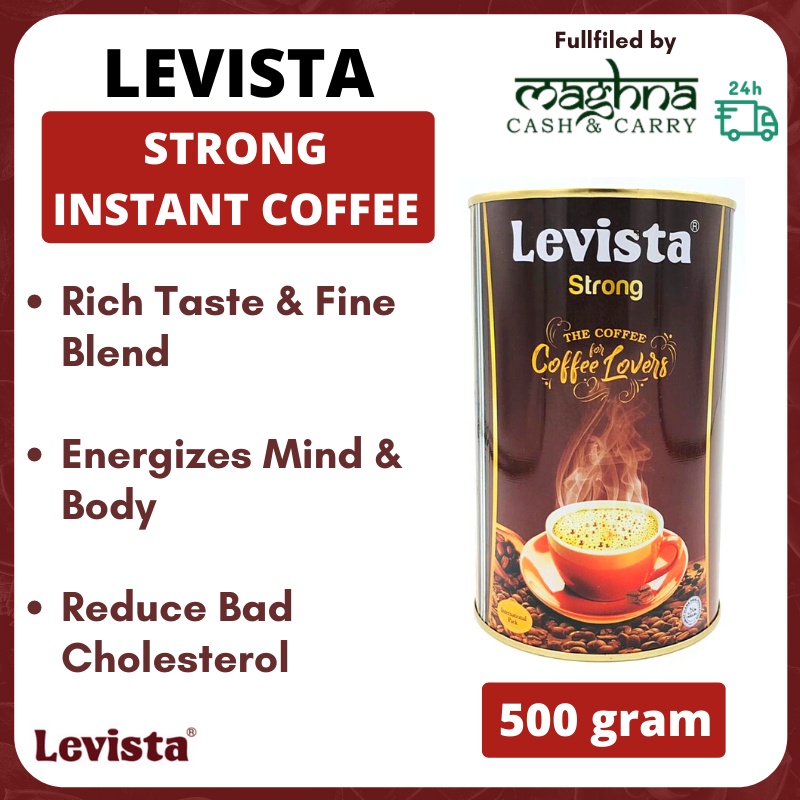 Levista Strong Instant Coffee - 1 Can (500 g) | Shopee Malaysia