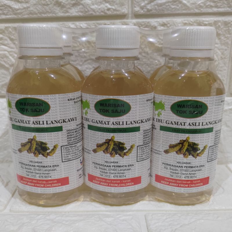 Air Ibu Gamat Asli Langkawi Warisan Tok Saju 💯original | Shopee Malaysia