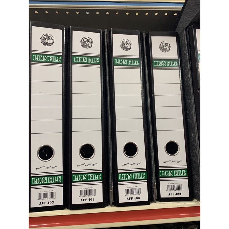 Lion Arch File 403 Black(One Carton 30Pcs) | Shopee Malaysia