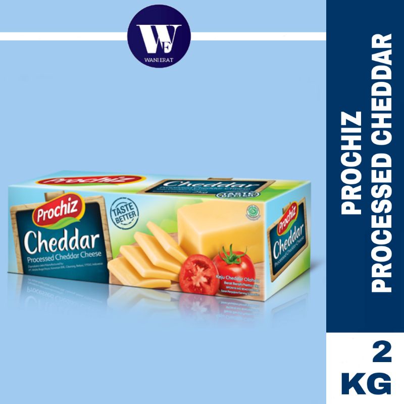 [2KG] PROCHIZ CHEDDAR | CHEDDAR BLOCK | PROCESSED CHEDDAR CHEESE ...