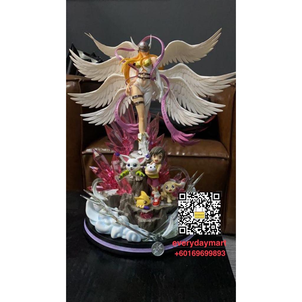 DIGIMON💥ANGEWOMON💥BEAUTIFUL WOMAN DIGIVOLUTION STATUES ACTION FIGURE🔥数码 ...