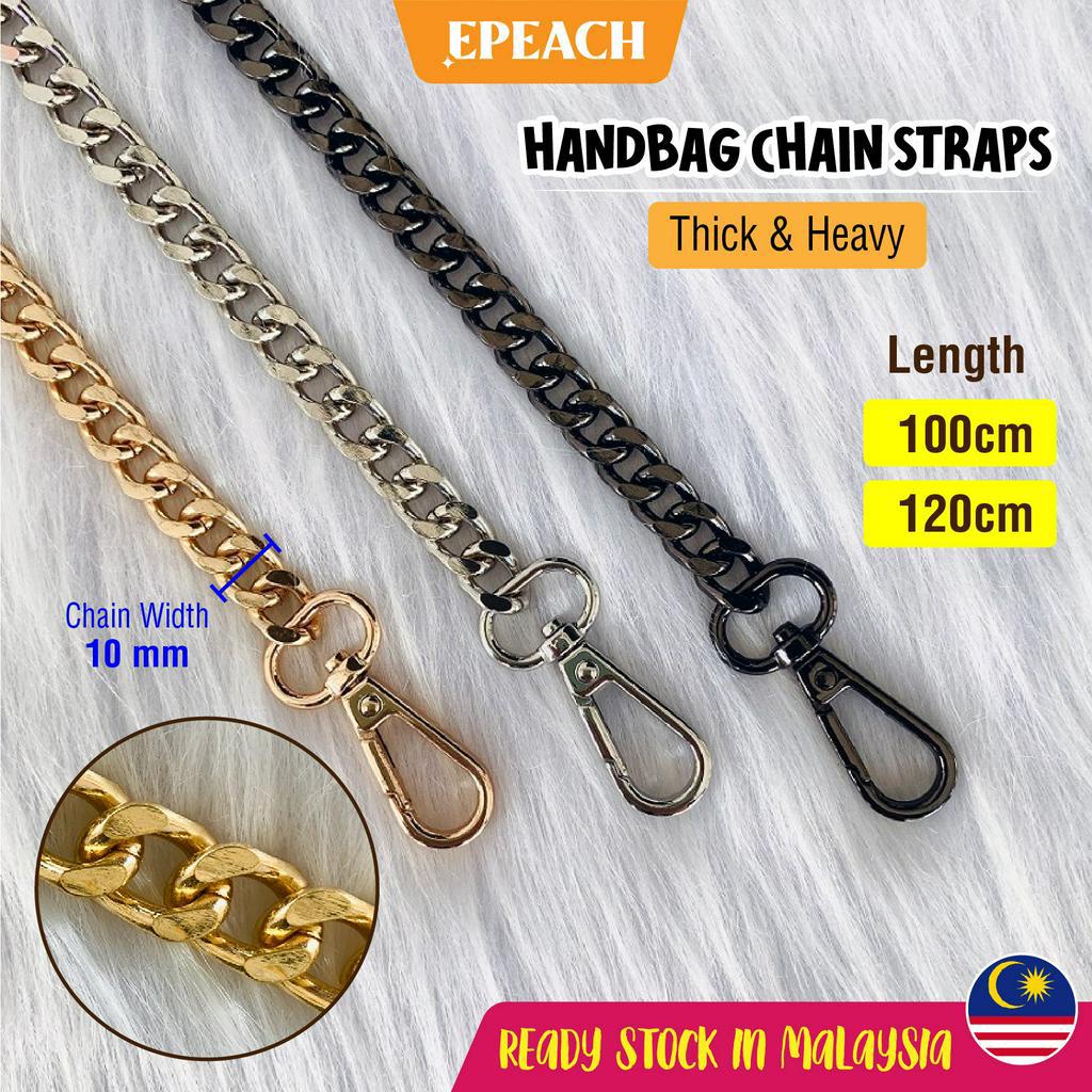 epeach Tali Rantai Beg Tangan DIY Thick Heavy Chain Strap Women Handbag ...