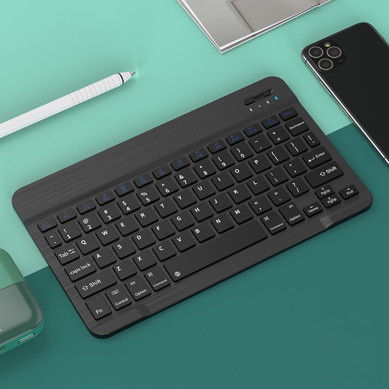 NIXXOS Wireless Bluetooth Keyboard Lightweight Portable Compatible With ...