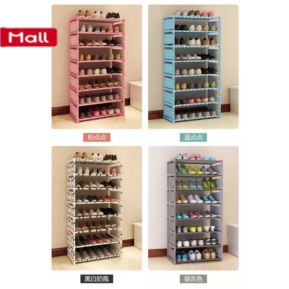 8 Tier Shoe Rack 0008 Wood Look Like Nice | Shopee Malaysia