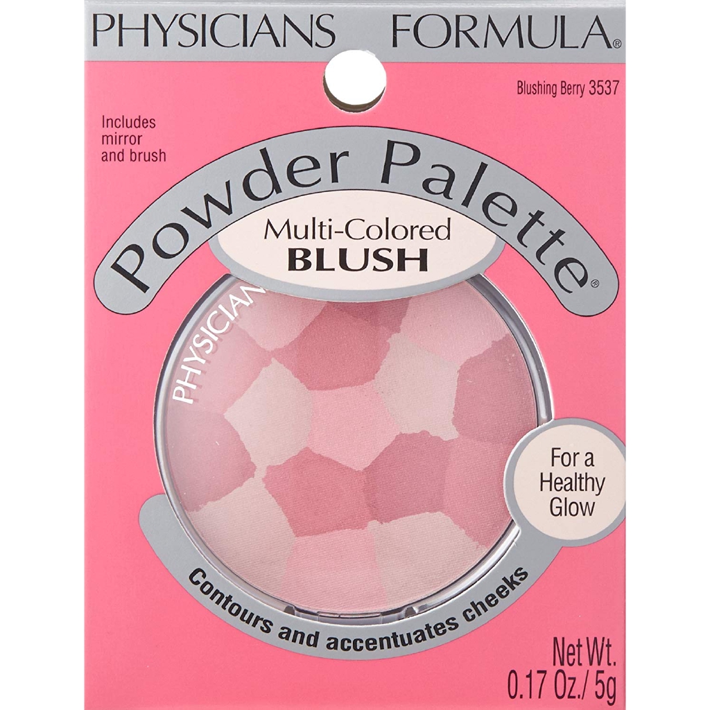 Physicians Formula Powder Palette Blush Shade: Blushing Berry (0.17 oz ...