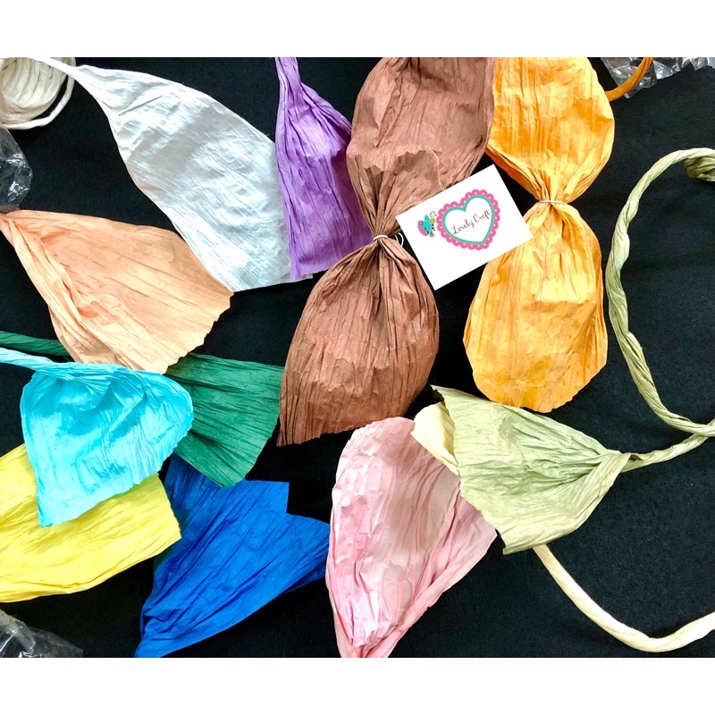 Crepe Ribbon/Paper Ribbon/Flower Ribbon/Reben Kedut/Reben Kertas/皱纸彩带 ...