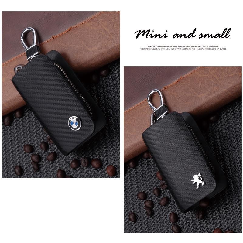 SHIP FAST🔥 CAR KEY WALLET HOLDER Carbon Fiber Perodua Proton Honda ...