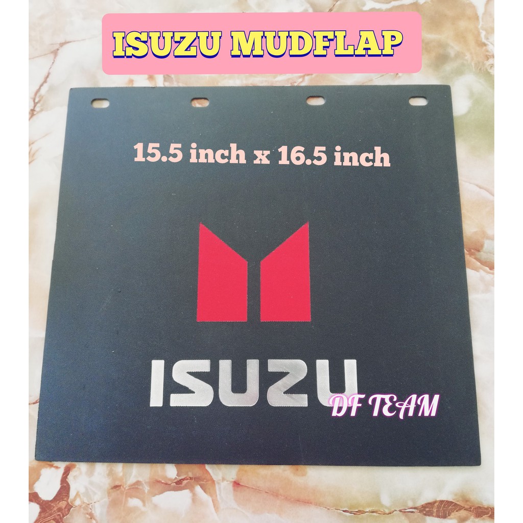 3 ton Universal ISUZU PVC MUDFLAP FOR LORRY SIZE :(39cm x 42cm ...
