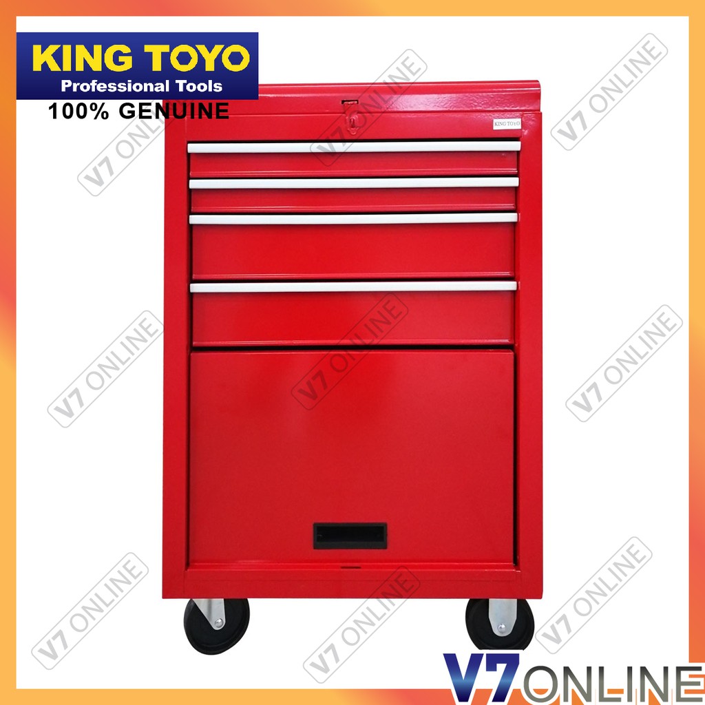 KING TOYO 4 Drawers Tool Roller Wheel Cabinet [ KT-XTB794 ] KING TOYO 4 ...