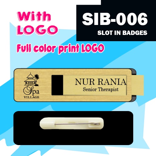 EXECUTIVE REUSABLE NAME BADGES (Wholesale) NAME TAGS / SLOT IN BADGES ...