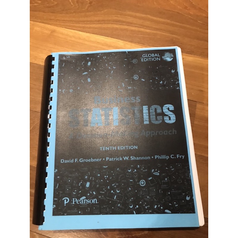 [Second hand] Business Statistics 10th edition Textbook (photostat ...