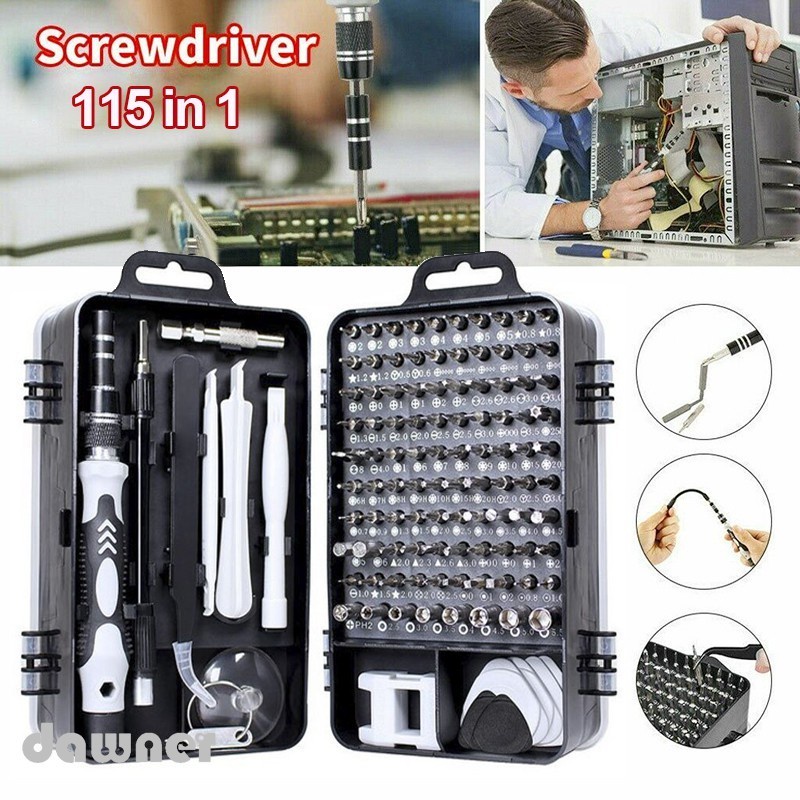 115 in 1 Mini Magnetics DIY Repair Tool Kit PC Mobile Phone Precision ...