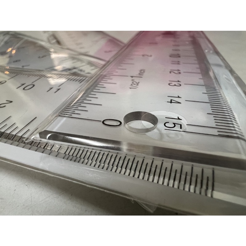 Pembaris Plastik tebal 15cm/ 6inches Transparent Ruler 📏 | Shopee Malaysia