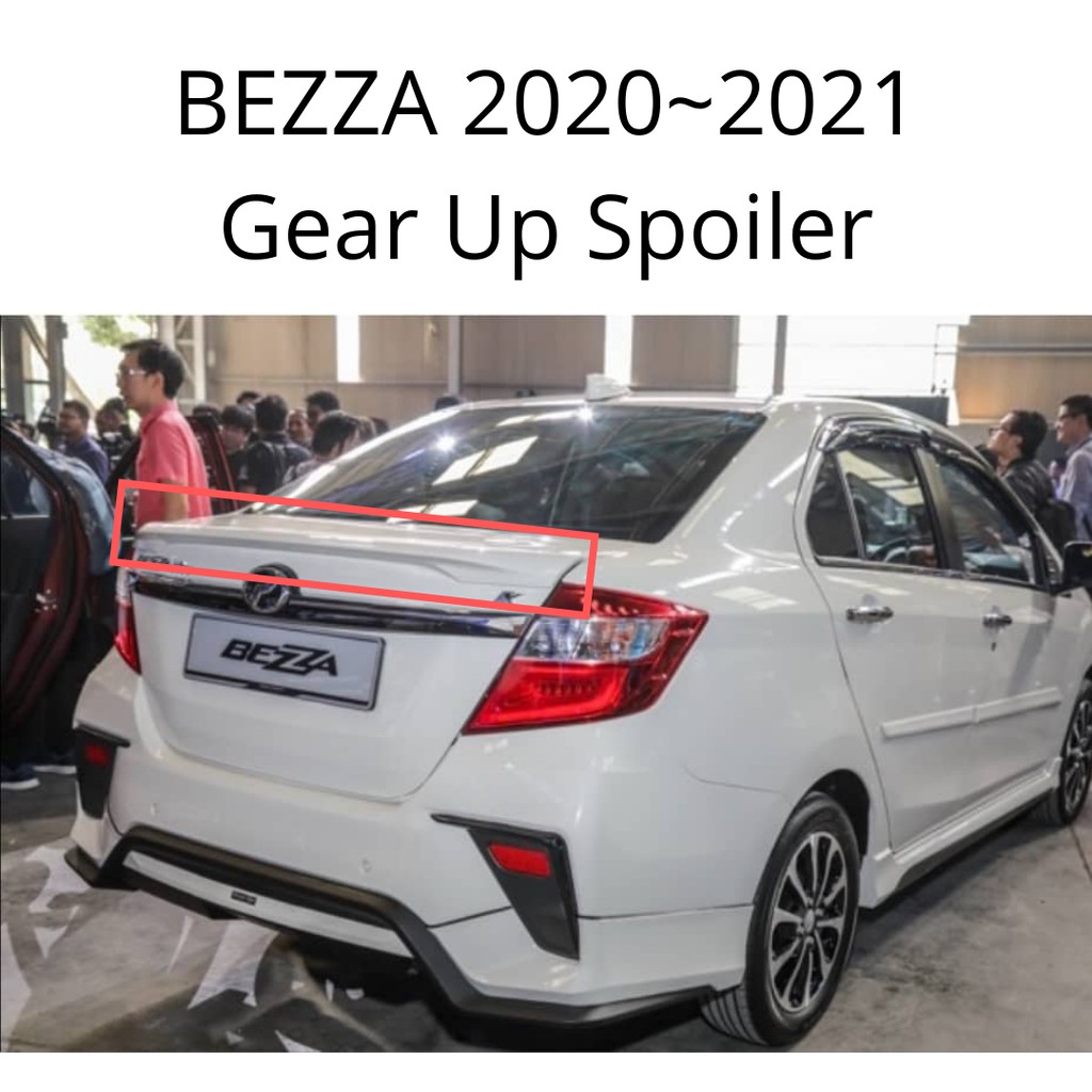 Perodua Bezza Spoiler 2016-2024 OEM Gear Up Spoiler With Paint ABS ...