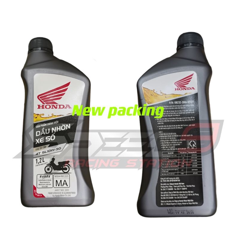 HONDA 4T ENGINE OIL 1.2LITER 10W30 SEMI SYNTHETIC 100%ORIGINAL VIETNAM ...