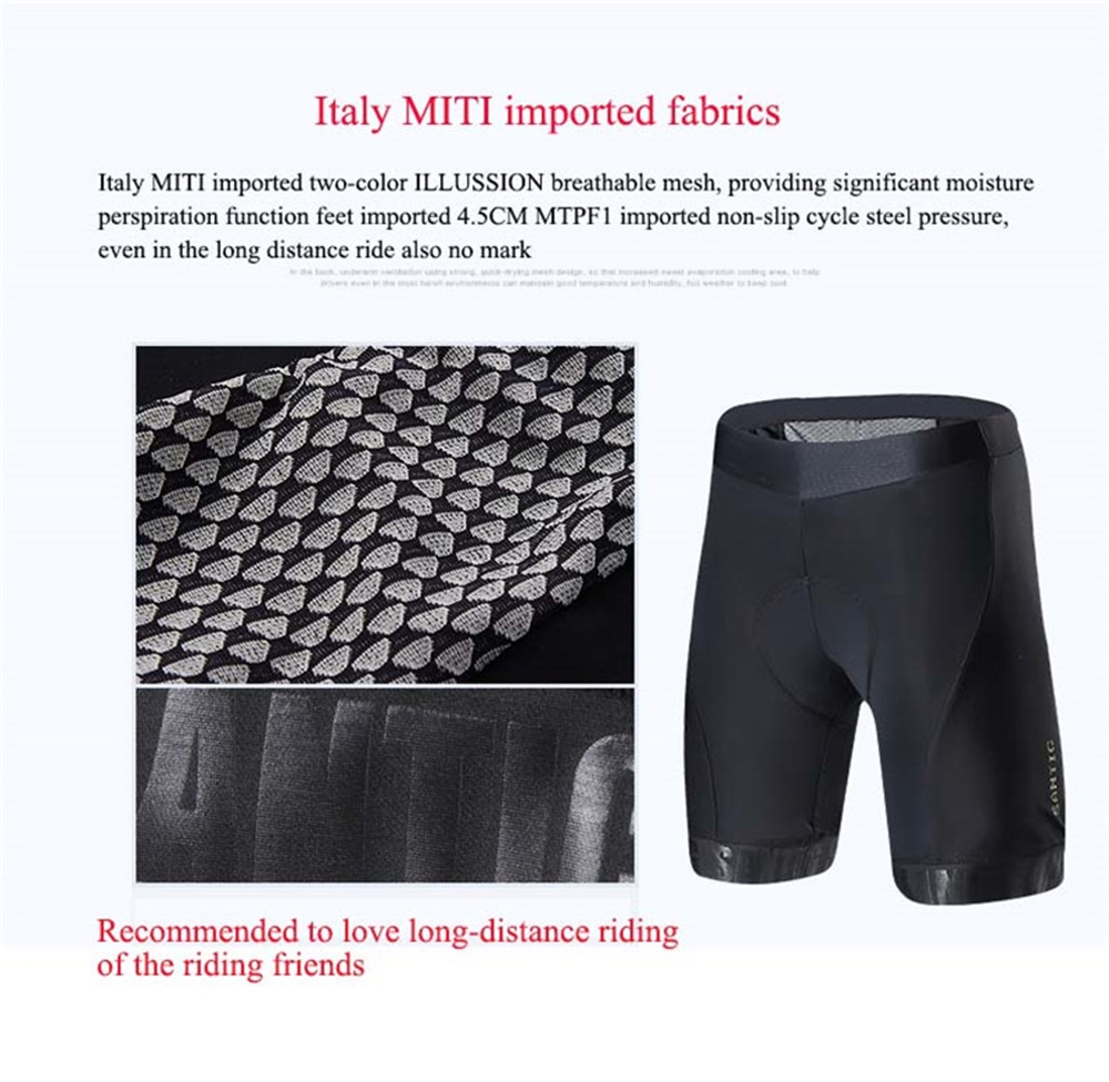 Santic Men Cycling Shorts 4D Coolmax Padded Breathable Bicycle Bike ...