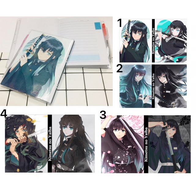 Kimetsu no Yaiba Ha Tru Tokitou muchuou anime notebook | Shopee Malaysia