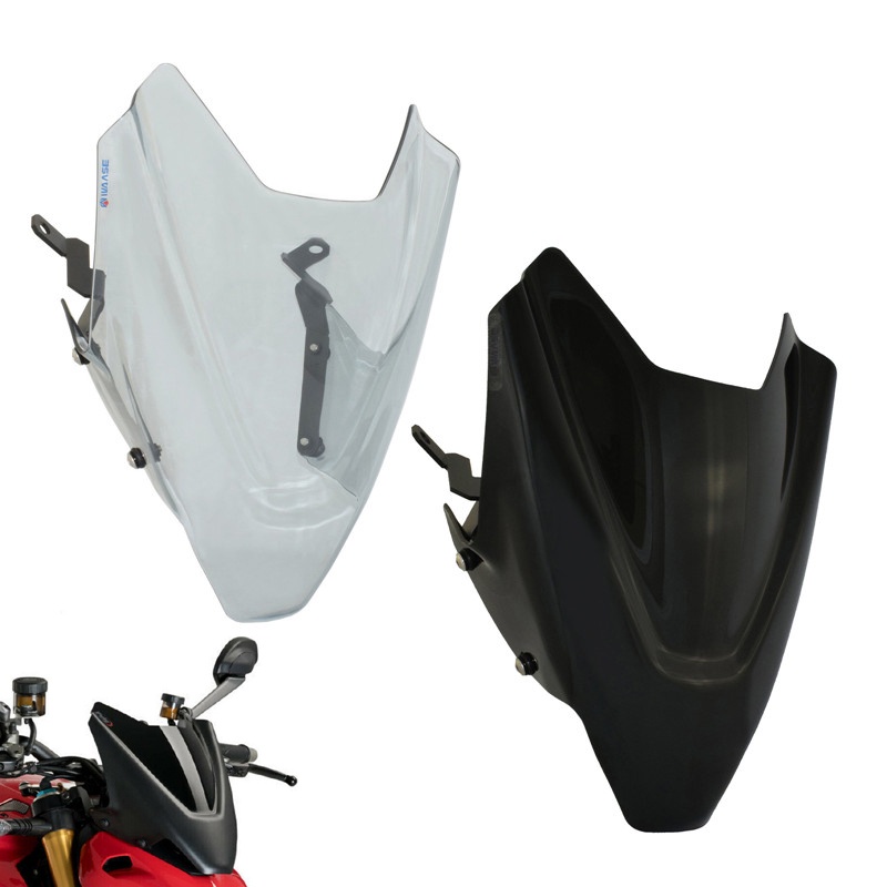 Motorbike For Ducati Streetfighter V4 V4S 2020 2021 2022 Windscreen ...
