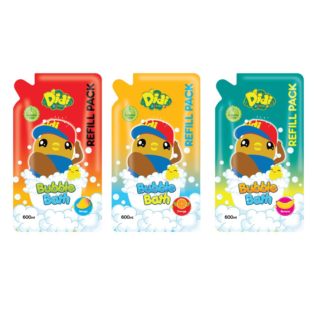 Didi and Friends Head to Toe Baby Wash Refill Pack 600ml | Shopee Malaysia