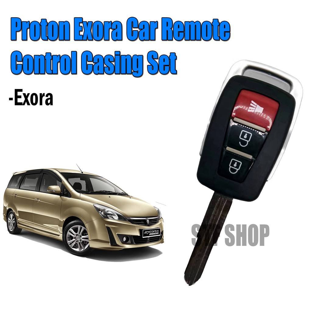 PROTON REMOTE CONTROL CASING COVER FOR 3 BUTTON WITH KEY EXORA | Shopee ...