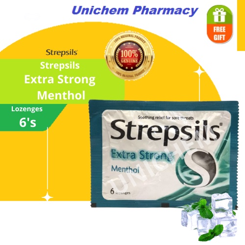 Strepsils Extra Strong Menthol 6's [Exp: 08/2025] | Shopee Malaysia
