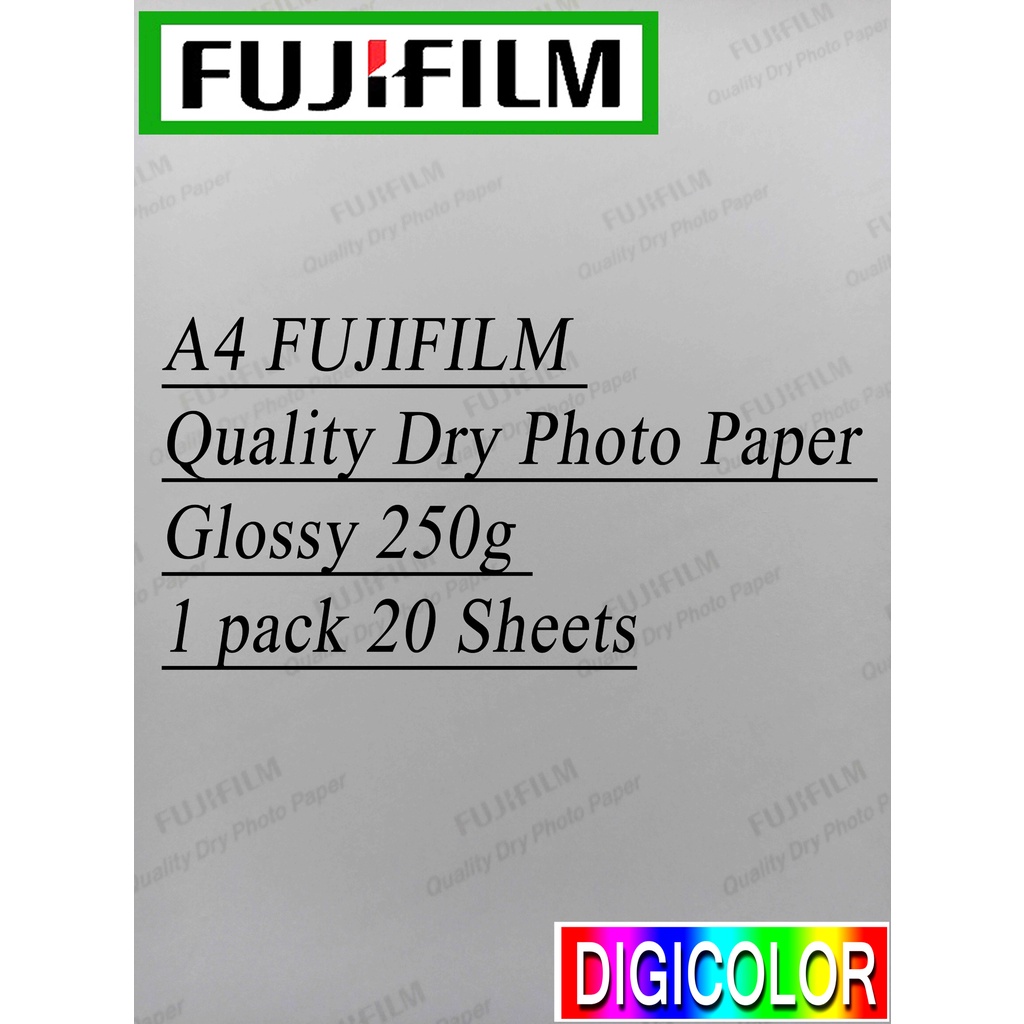 A4 RC FUJIFILM Glossy Photo Paper(Licin)Fujicolor Crystal Archive Paper ...