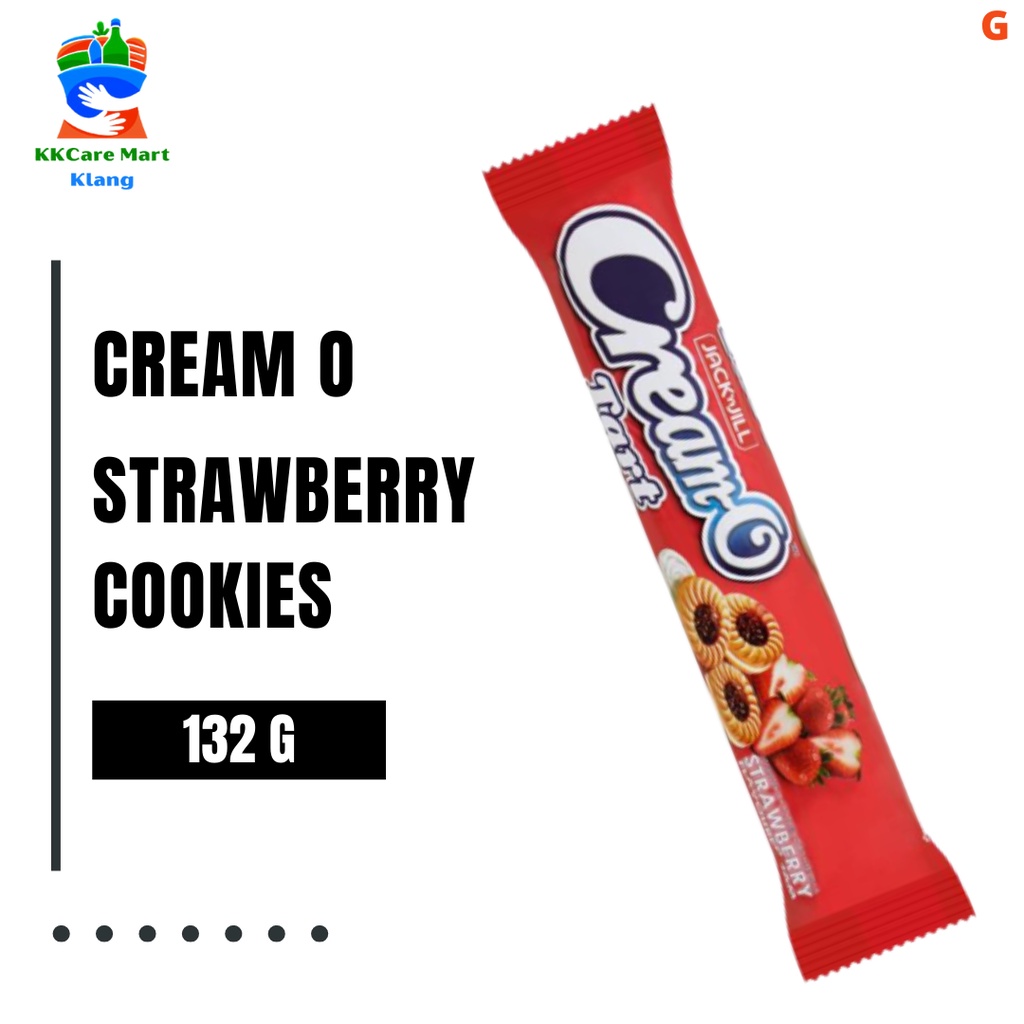 Cream O - Chocolate Sandwich Cookies with Cream & Strawberry Flavoured ...