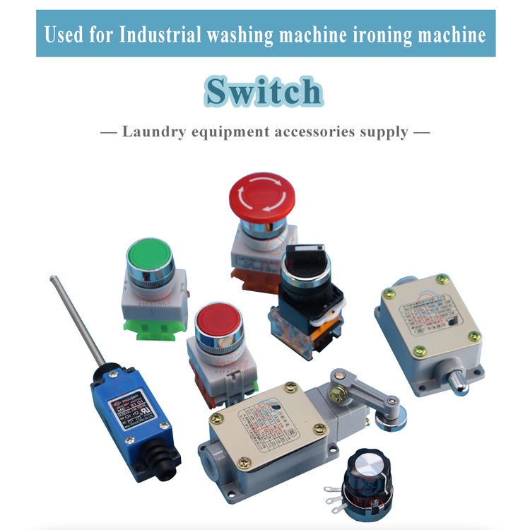 With light self-resetting button, emergency stop two-gear switch, speed ...