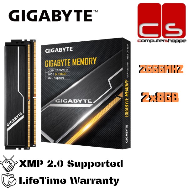 GIGABYTE Memory 16GB (2X8GB) 2666mhz Ram | Shopee Malaysia