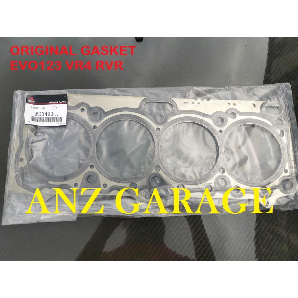 ORIGINAL MITSUBISHI EVO 123 VR4 RVR 1.5MM 4G63 GASKET HEAD METAL MMC ...