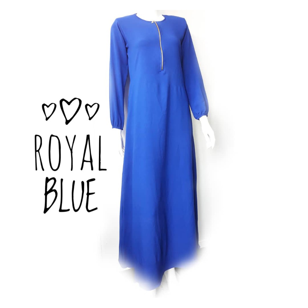 Jubah Plain Muslimah Wear Murah Simple Jubah A Shape Baju 2024 Special ...