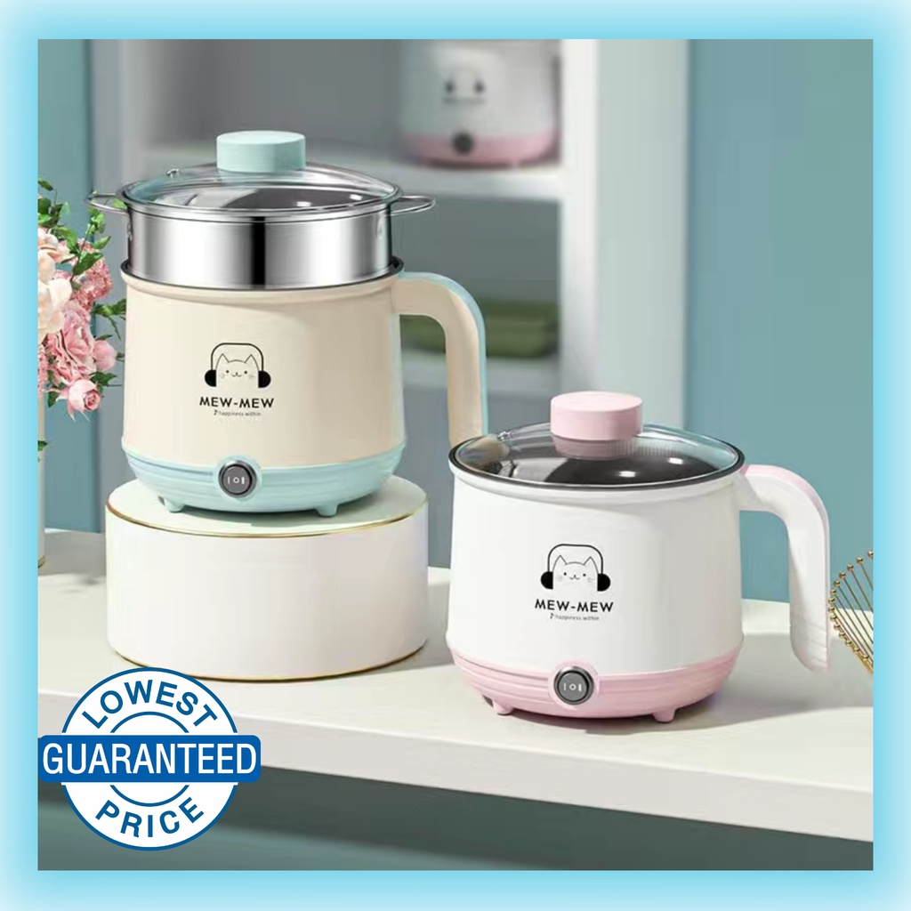 Mini Rice Cooker, Multi-Function Cooker, 1.8L Electric Heating Pot ...