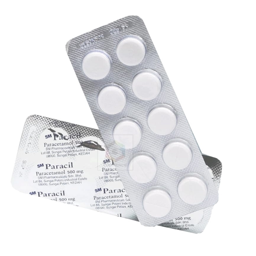 Paracil Paracetamol 500mg (1 Strip x 10’s)NEW STOCK(EXPIRY 2026 ...