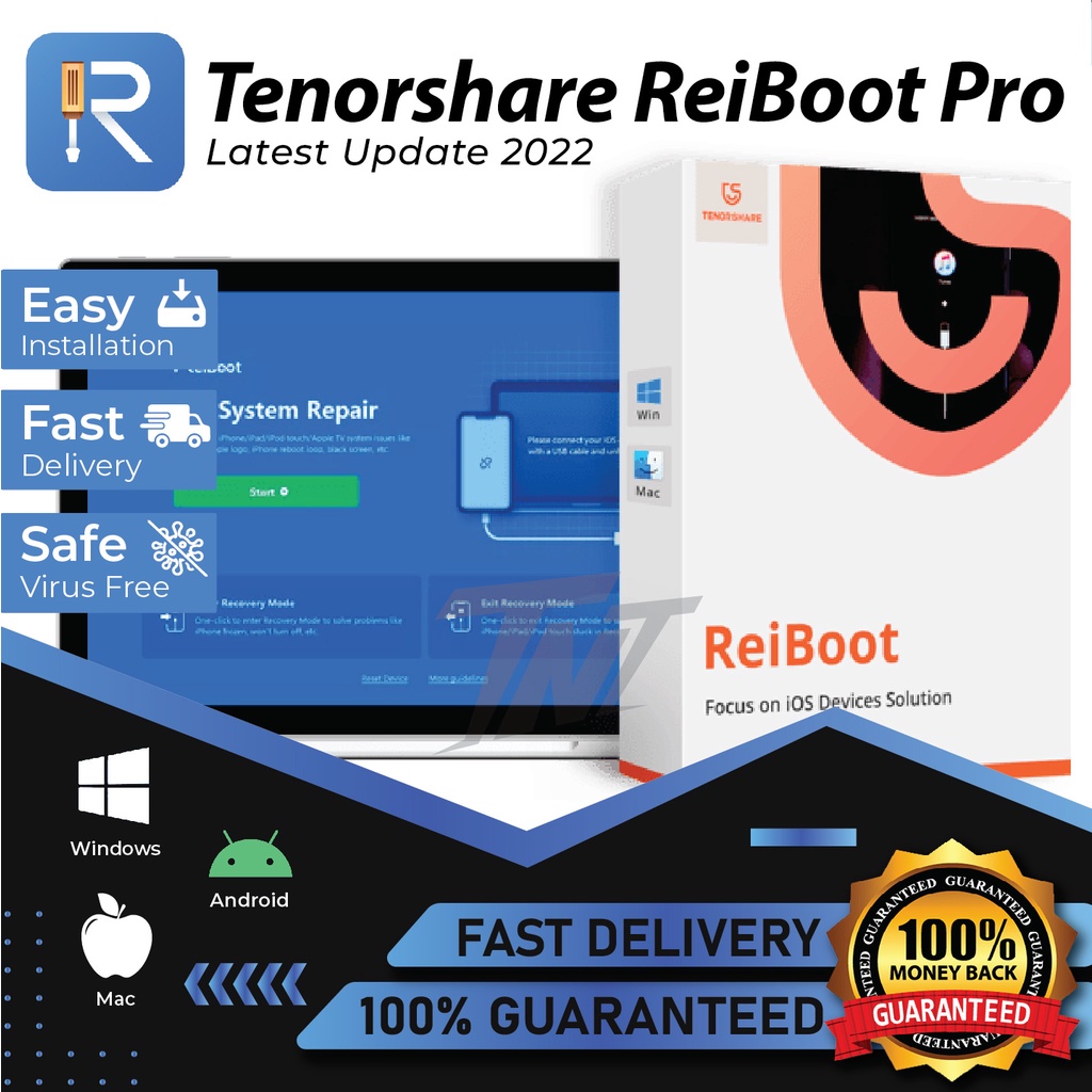 Tenorshare Reiboot Pro 8.1 ver 2022 | iOS Repair Tool | Latest Full ...