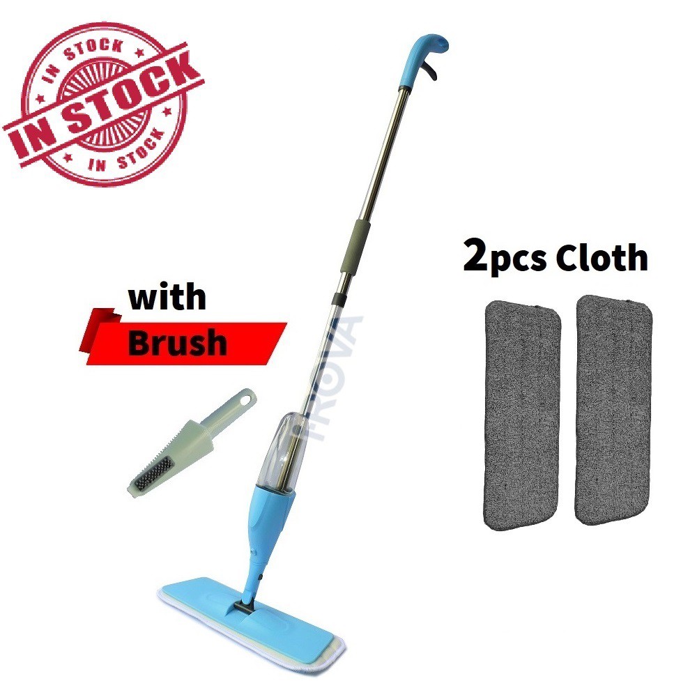 Easy Spray Mop Floor Mop Home Cleaning with 2 Microfiber Cloth refill ...