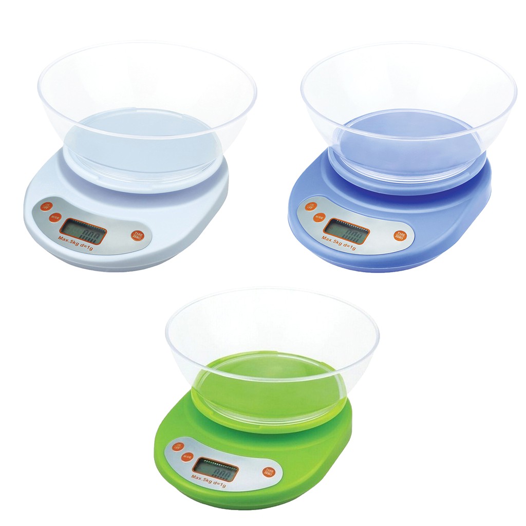 Electronic Bowl Kitchen Weighing Scale (KE-1) (Up to 5KG) | Shopee Malaysia
