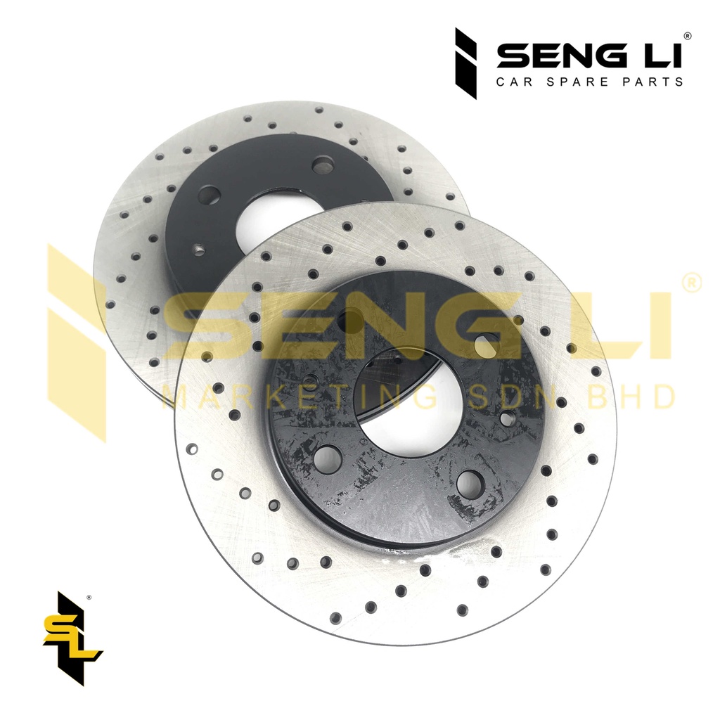 PERODUA MYVI LAGI BEST/AXIA/BEZZA FRONT DISC ROTOR (NORMAL/HOLE/HOLE ...