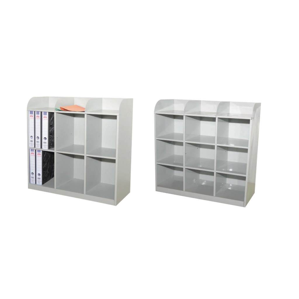Steel 6 / 9 Compartment Pigeon Hole Side Table Cabinet - S113 | Shopee ...